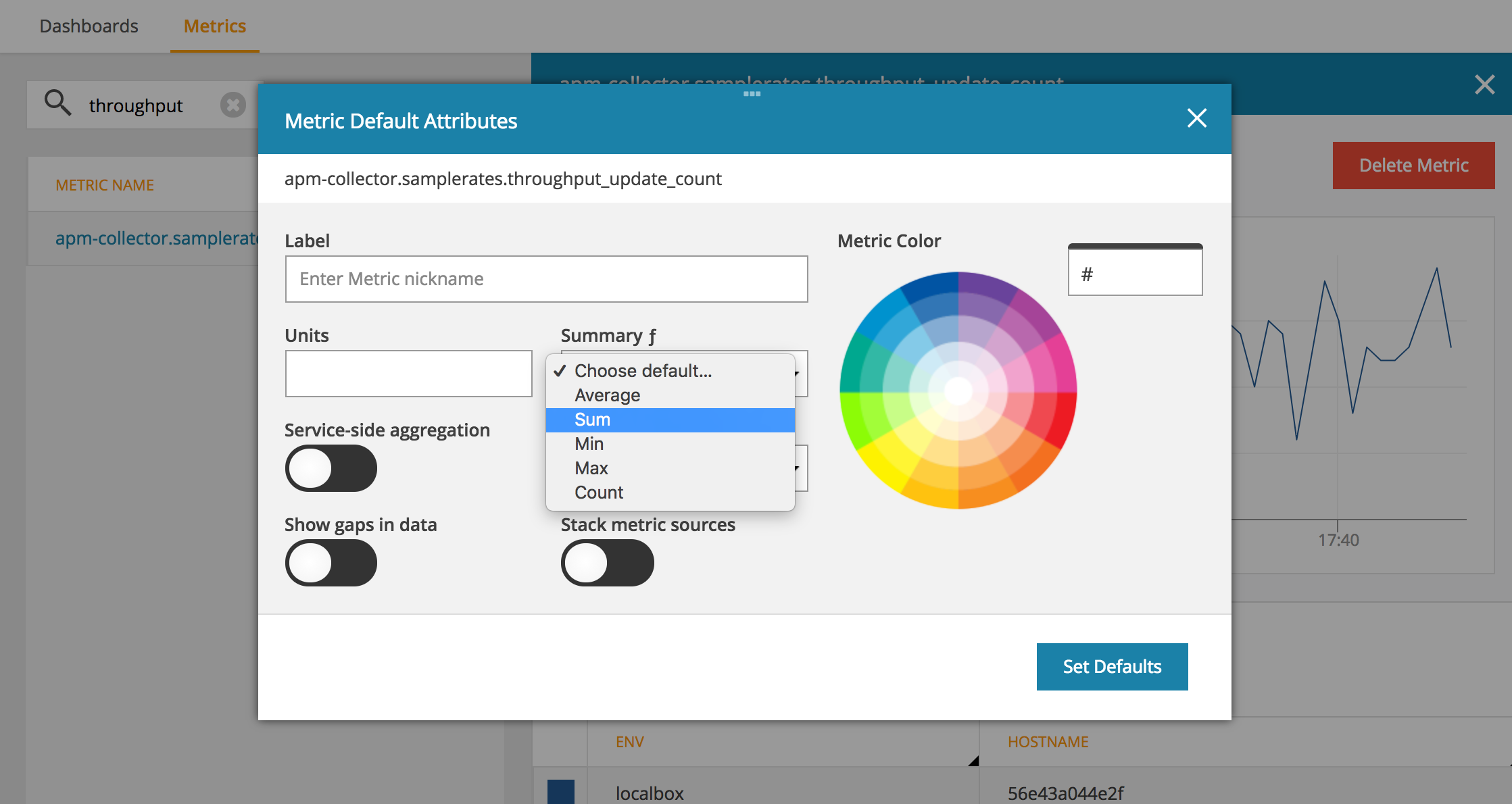 Appoptics How To Control Metric Aggregation