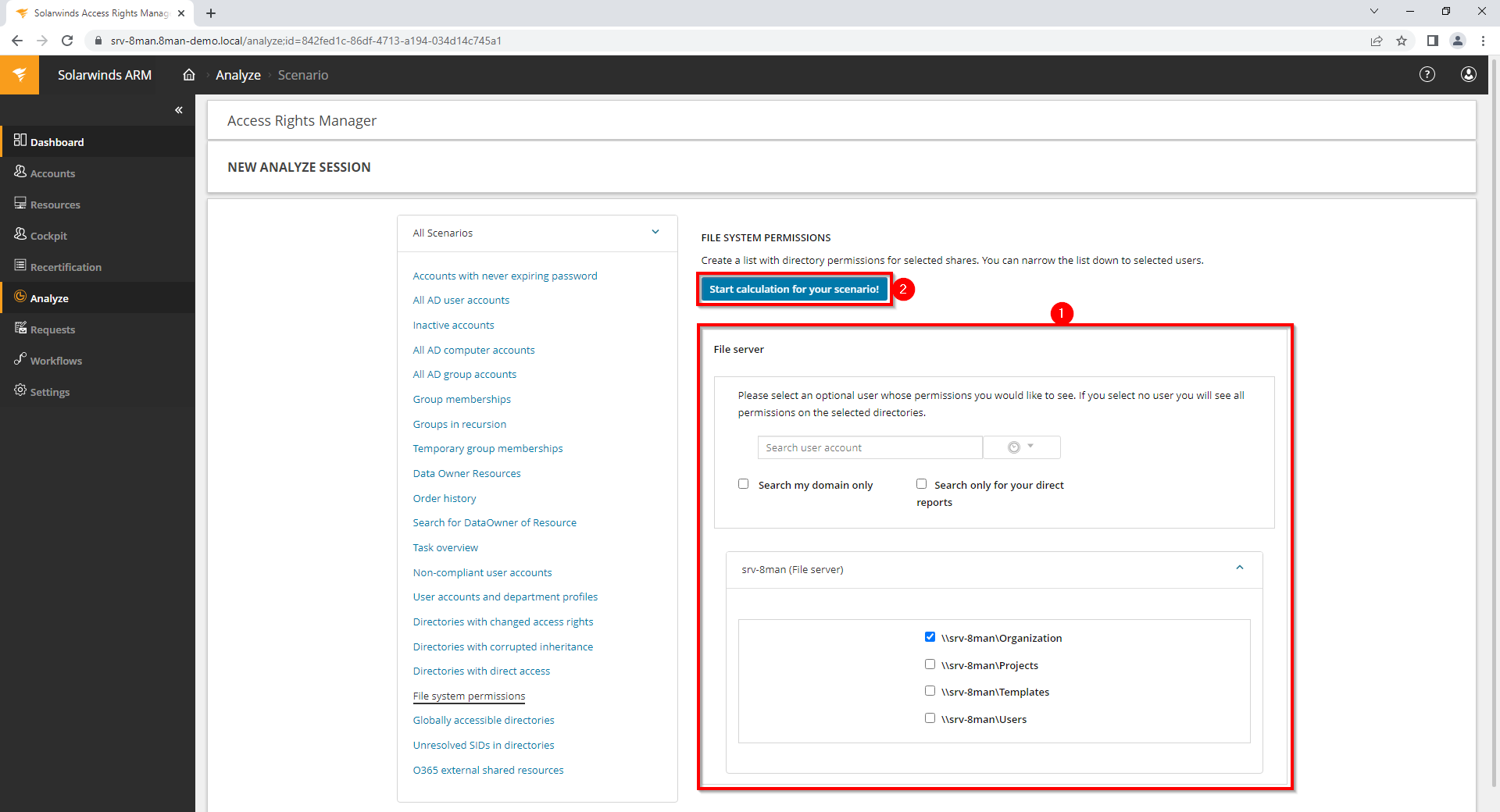 Execute scripts for directories in bulk (web client)