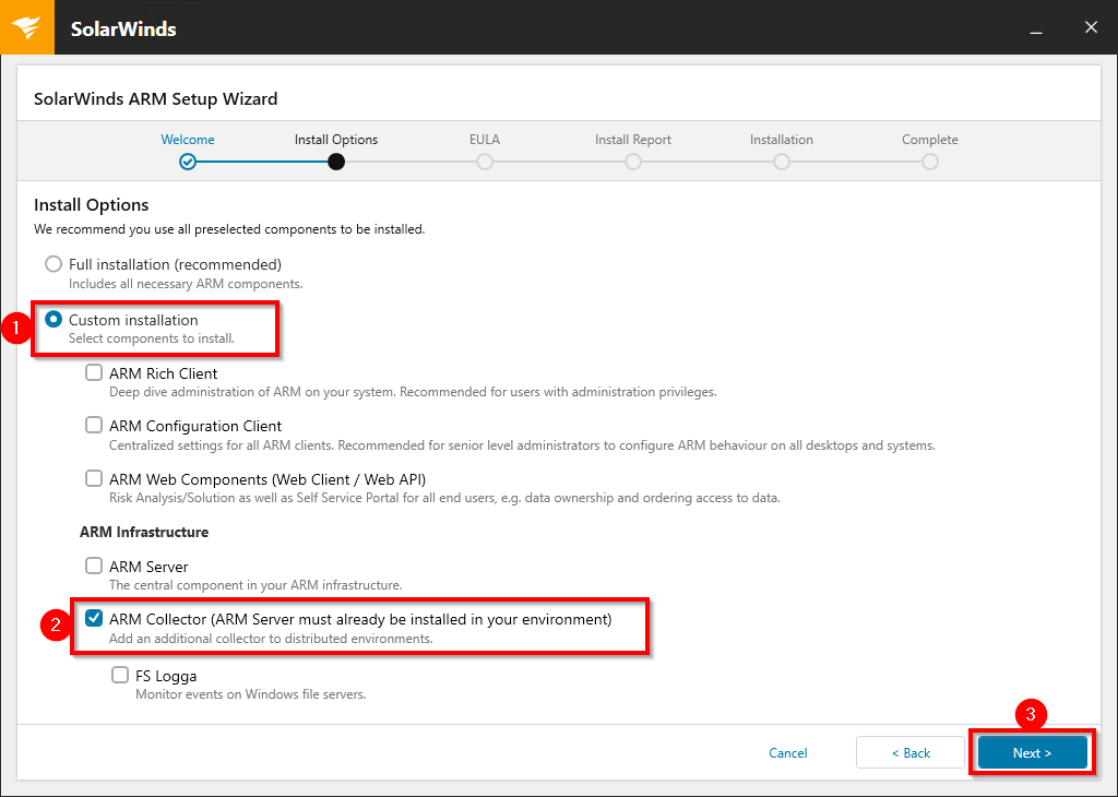Install additional collectors