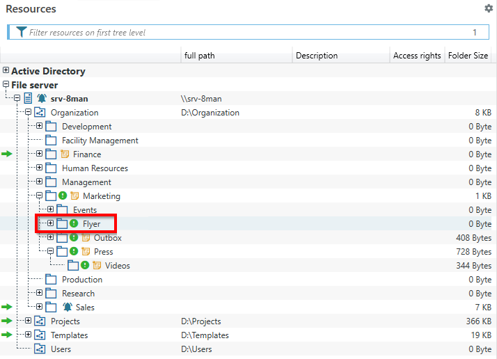 Identify multiple access paths