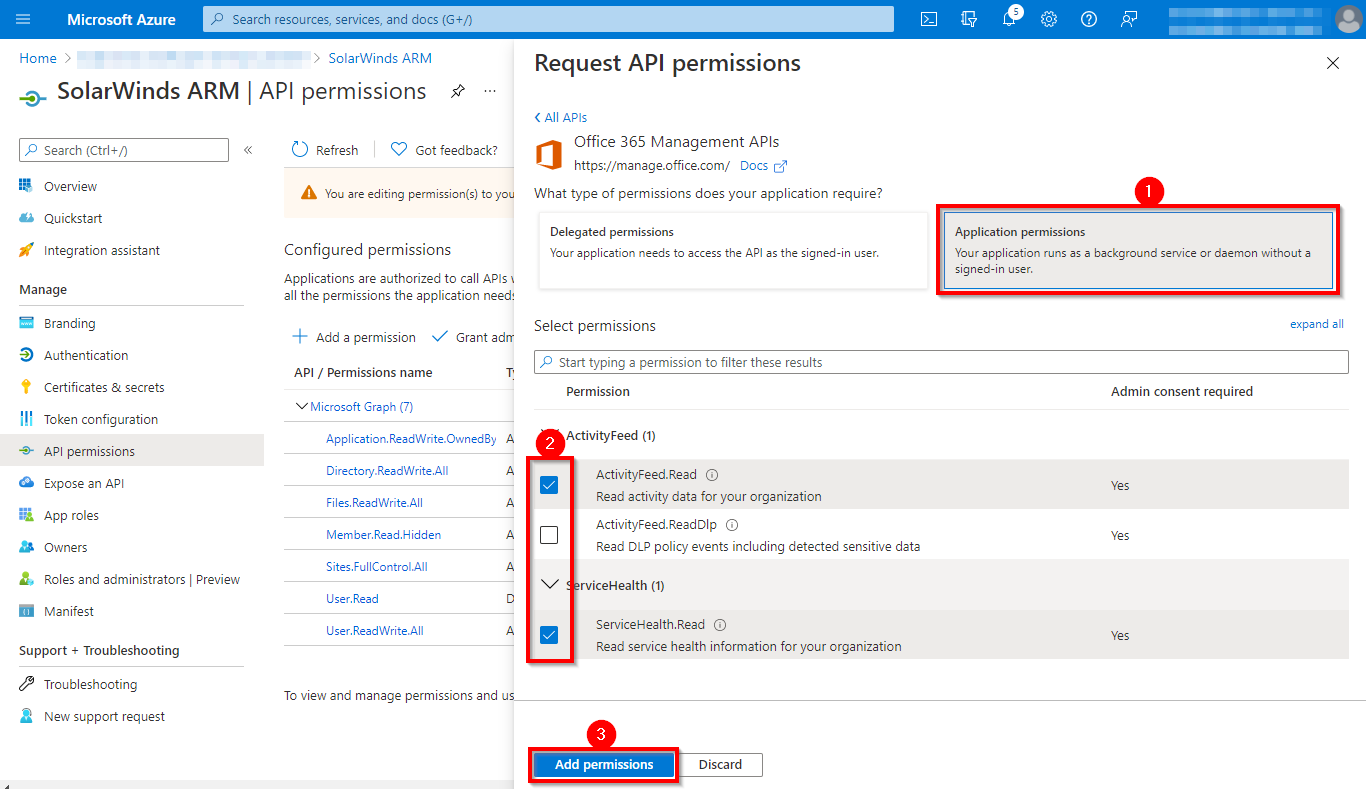 Prepare the Microsoft/Office 365 integration