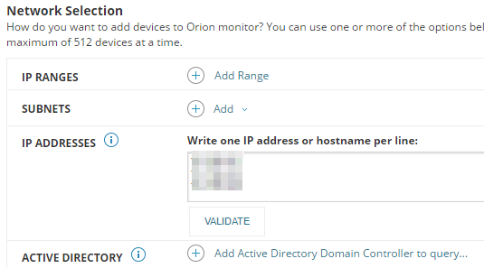 Discover your network for the SolarWinds Platform with the Discovery Wizard