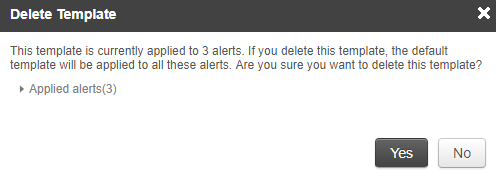 Delete a custom email template