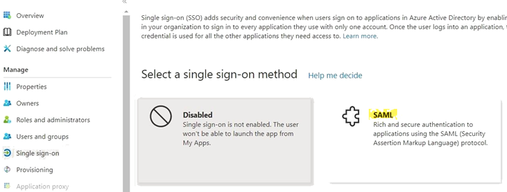 Configure DPA to use SAML authentication with Microsoft Entra ID